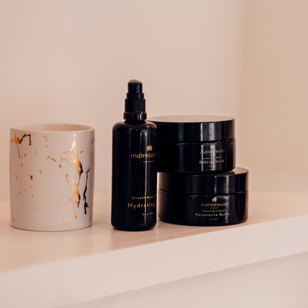 Stretch Mark Relief Trio: Indulgent Pregnancy Skincare Set – Matrescence