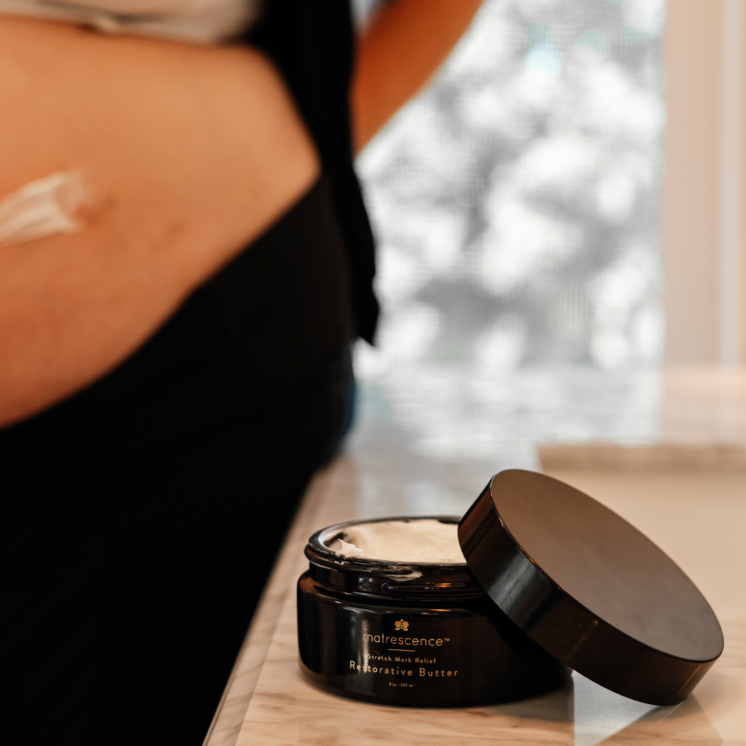 Stretch Mark Relief Trio: Indulgent Pregnancy Skincare Set – Matrescence